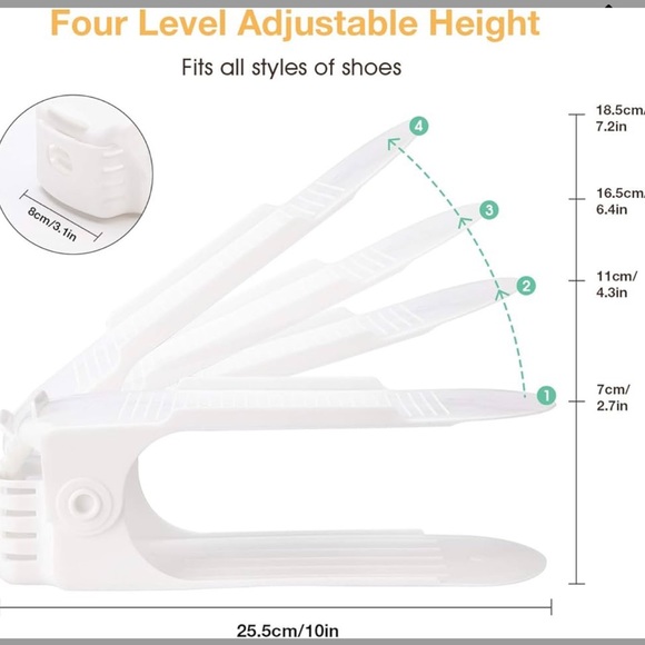 Storage & Organization | Adjustable Shoe Rack Organizer 2 Pack | Poshmark